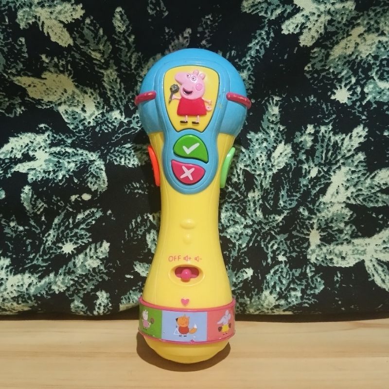Peppa Pig Sing and Learn Microphone Mic | Shopee Philippines