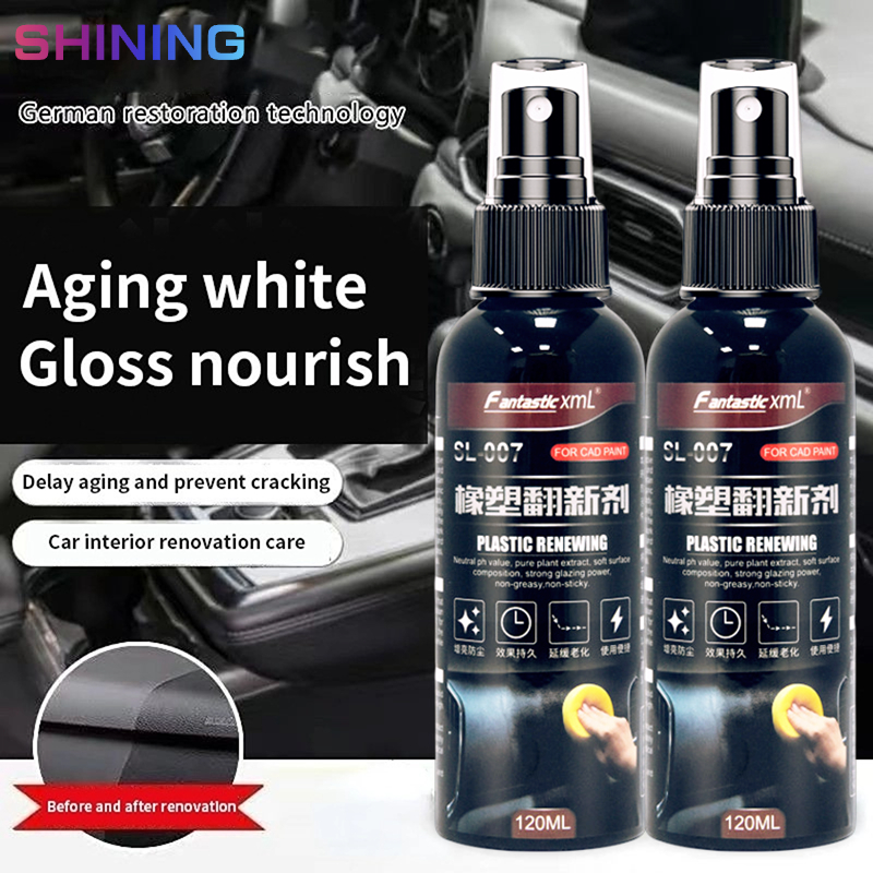 Shining Car Plastic Restorer Back To Black Trim Rubber Restorer ...