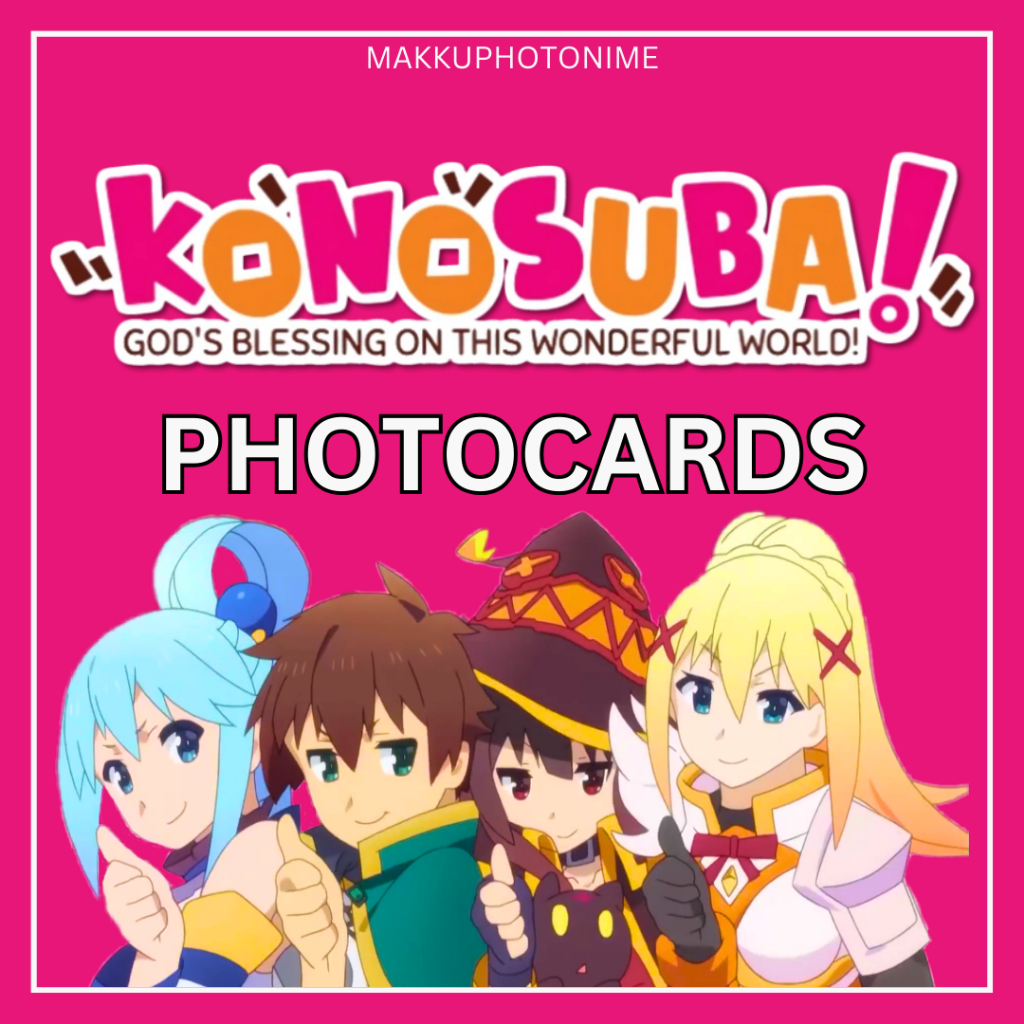 Konosuba Anime Photocards v1 | Shopee Philippines
