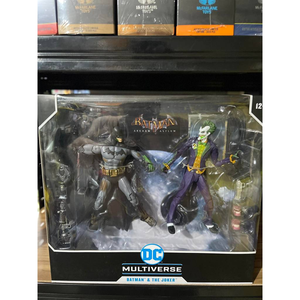 Batman & The Joker Arkham Asylum 2-Pack Walmart Exclusive DC Multiverse ...