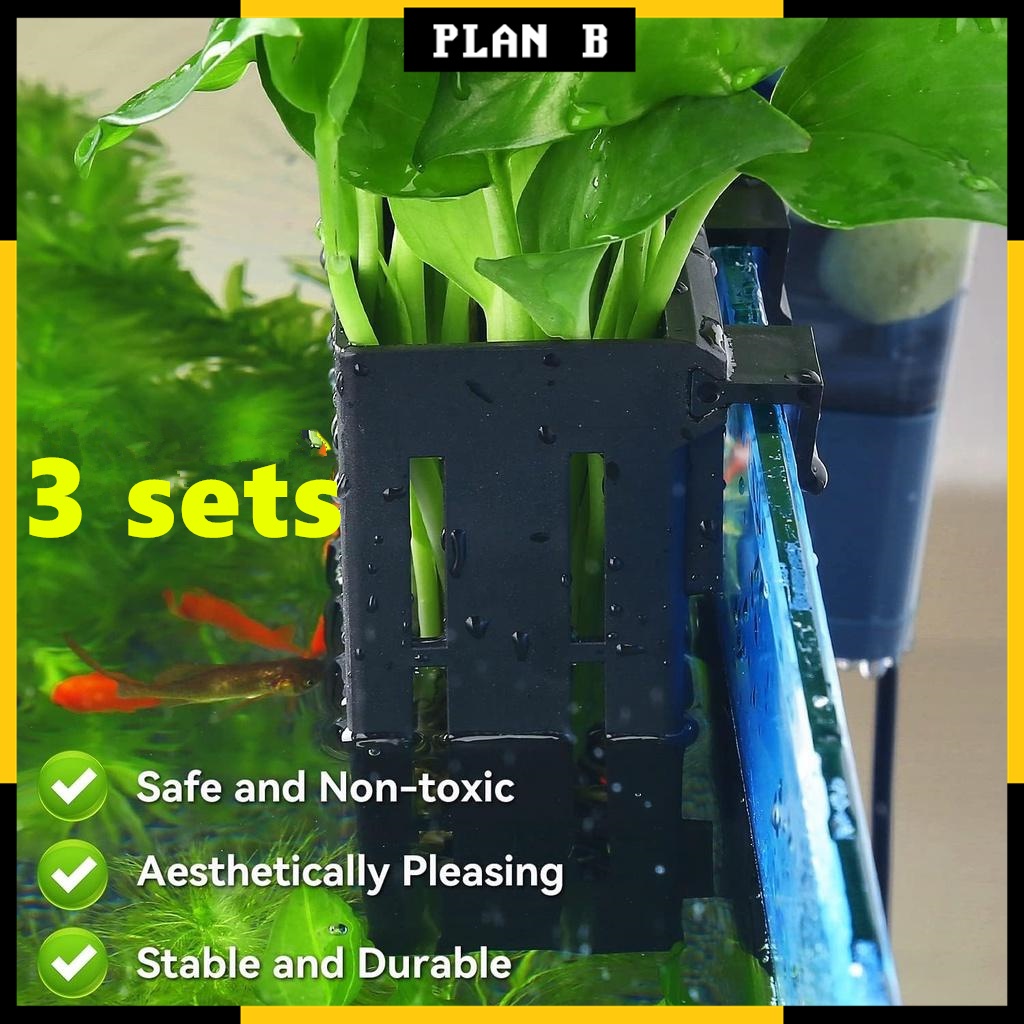 3 sets Fish Tank Plant Holder Hanging Aquarium Plant Holder Tank Water ...