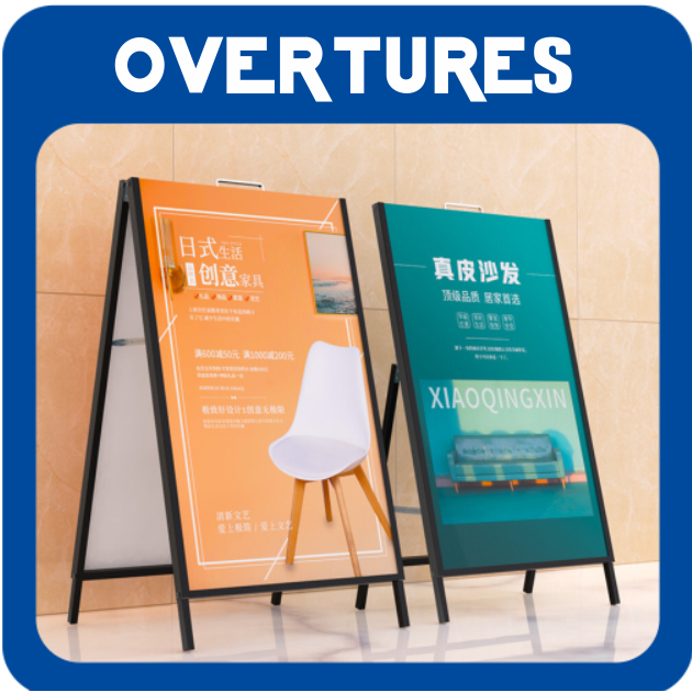 A Type Foldable Stand Signage / Floor Sign Sintra Board Menu Printing ...
