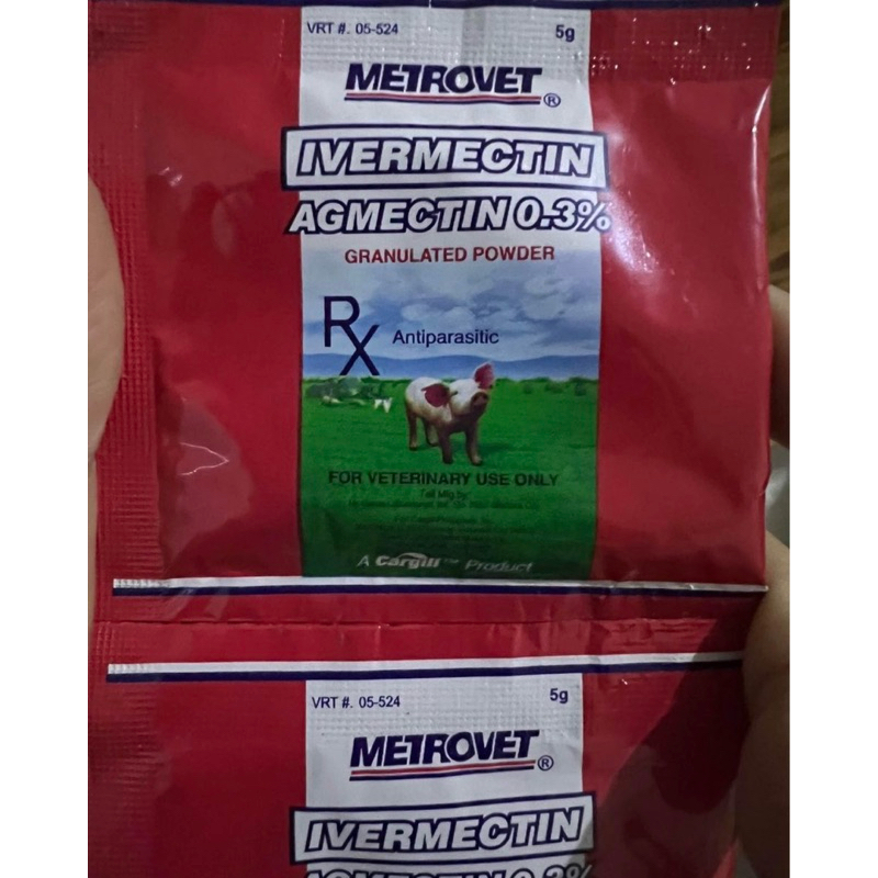 Metrovet Agmectin Granulated Powder 5g | Shopee Philippines