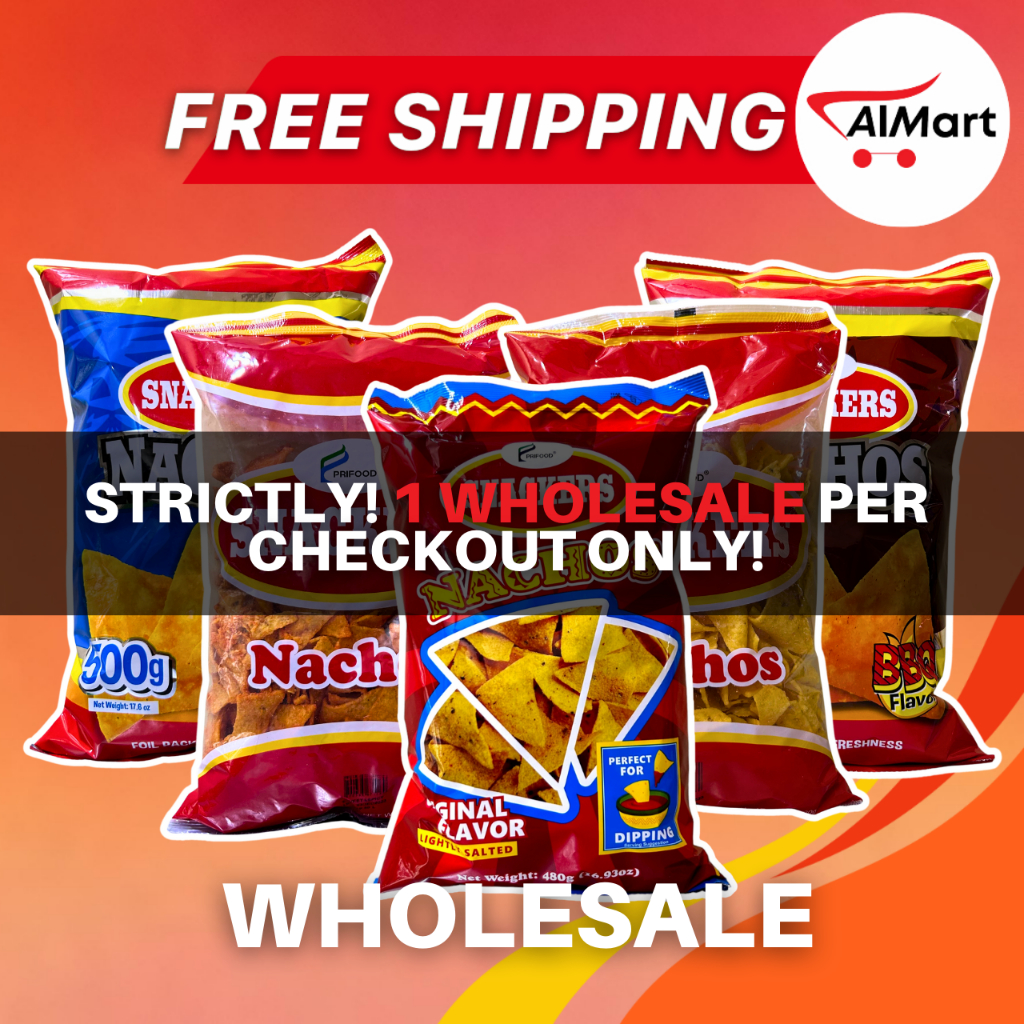 WHOLESALE! SNACKERS NACHOS PRODUCTS (500 GRAMS) (20 PIECES PER BOX) | Shopee Philippines