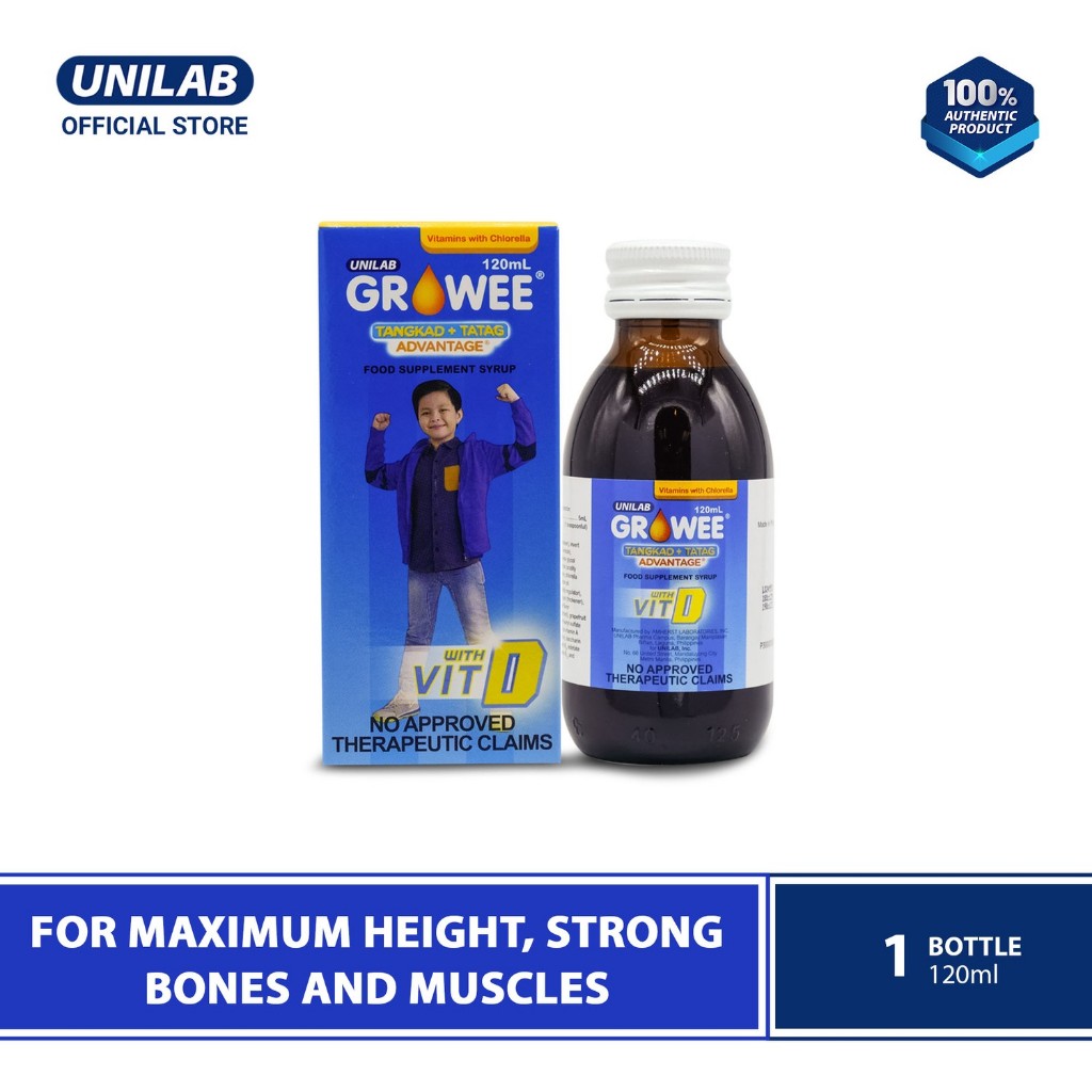 Growee Syrup 120mL For Maximum Height, Strong Bones And Muscles ...