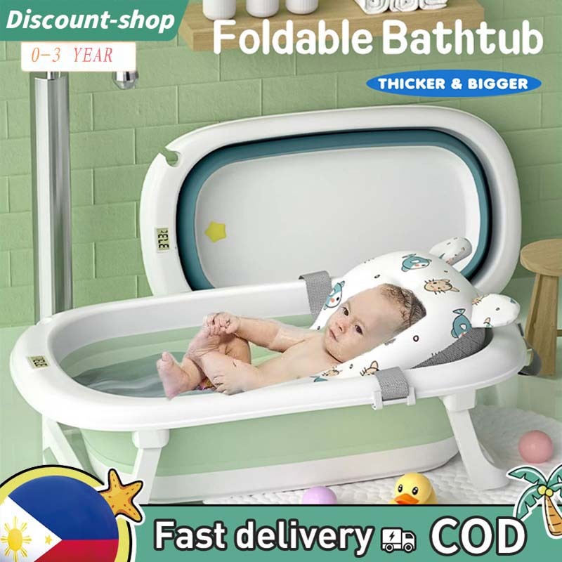 Baby Bath Tub Fold Space Saving Bath Tub For Kids Lightweight ...
