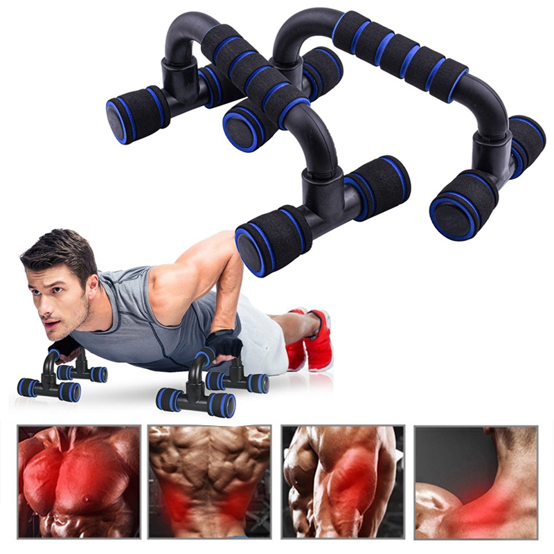 Push Up Rack Support H-Type and S-Type Push Up Bar Fitness Training ...