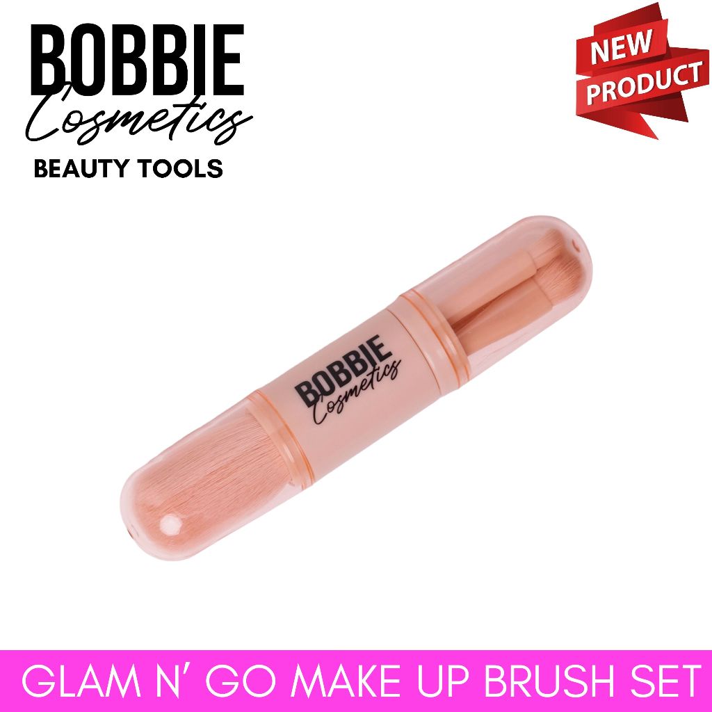 Bobbie Cosmetics Beauty Tools Glow Play Glam N' Go Make Up Brush Set ...