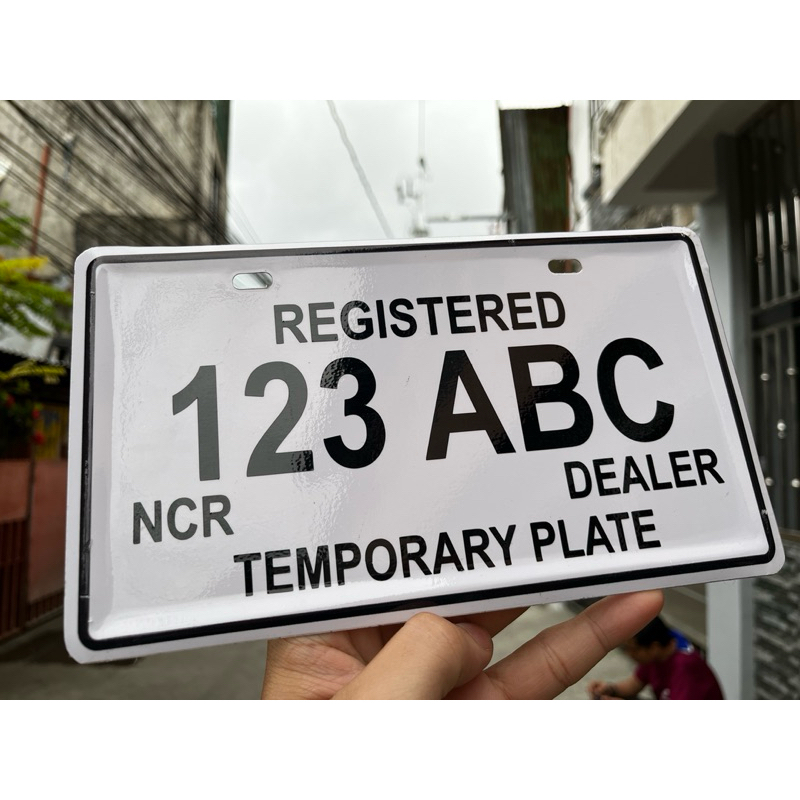 Motorcycle Plate - NEW LTO STANDARD | Shopee Philippines
