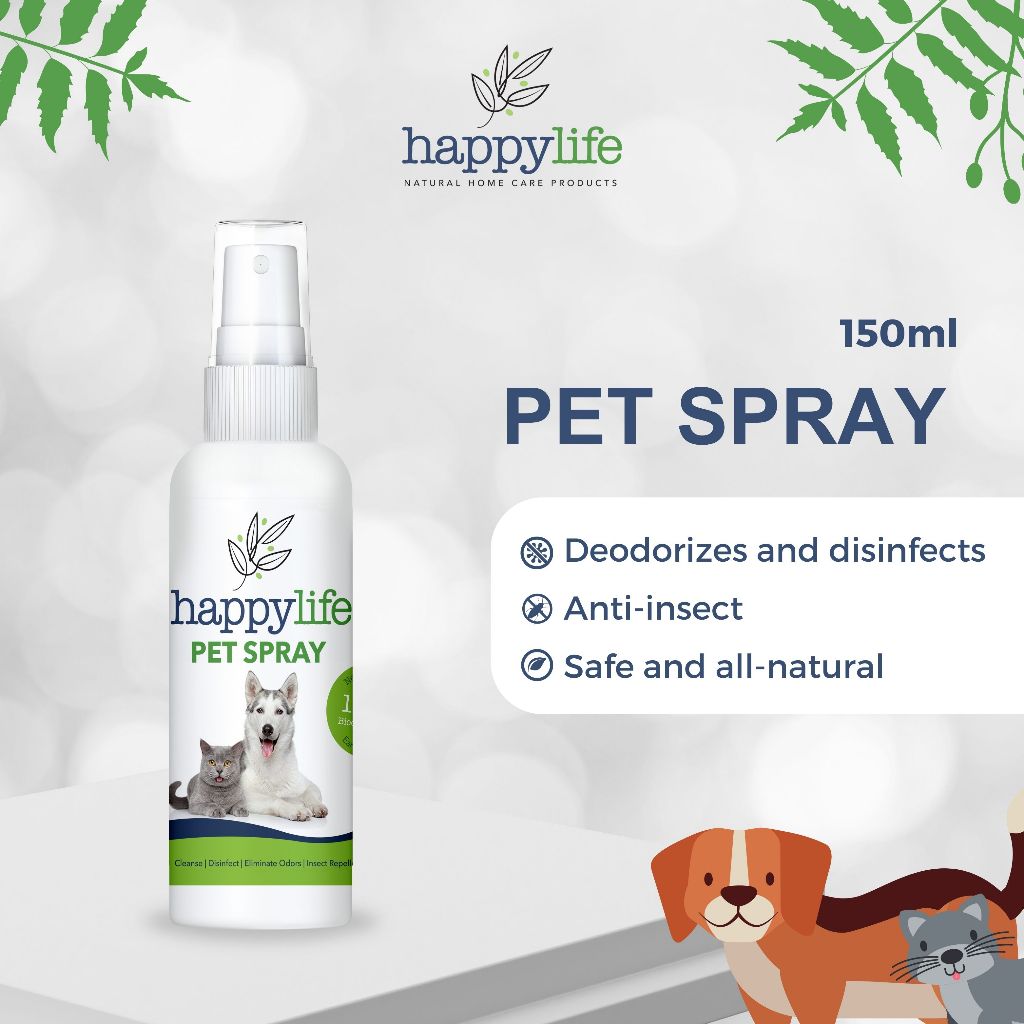 Pet Spray for Dogs & Cats Anti Ticks & Fleas, Anti Odor, Anti Itch ...