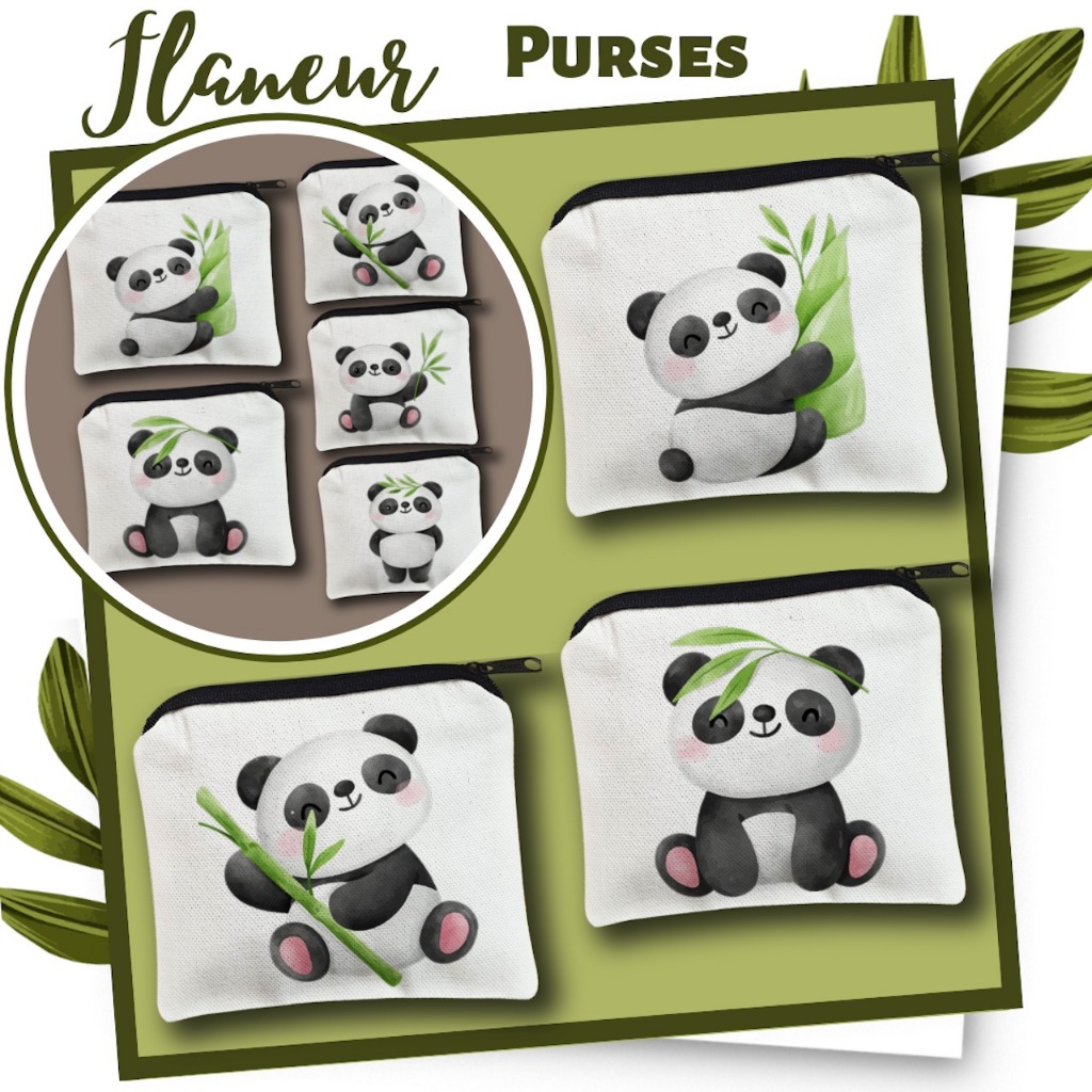 Big Panda Design Cute Katsa Coin Souvenir Purse Giveaways High Quality ...
