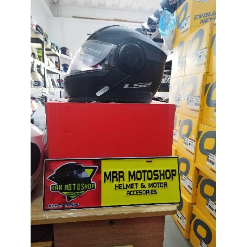 Ls2 scope matteblack modular helmet | Shopee Philippines