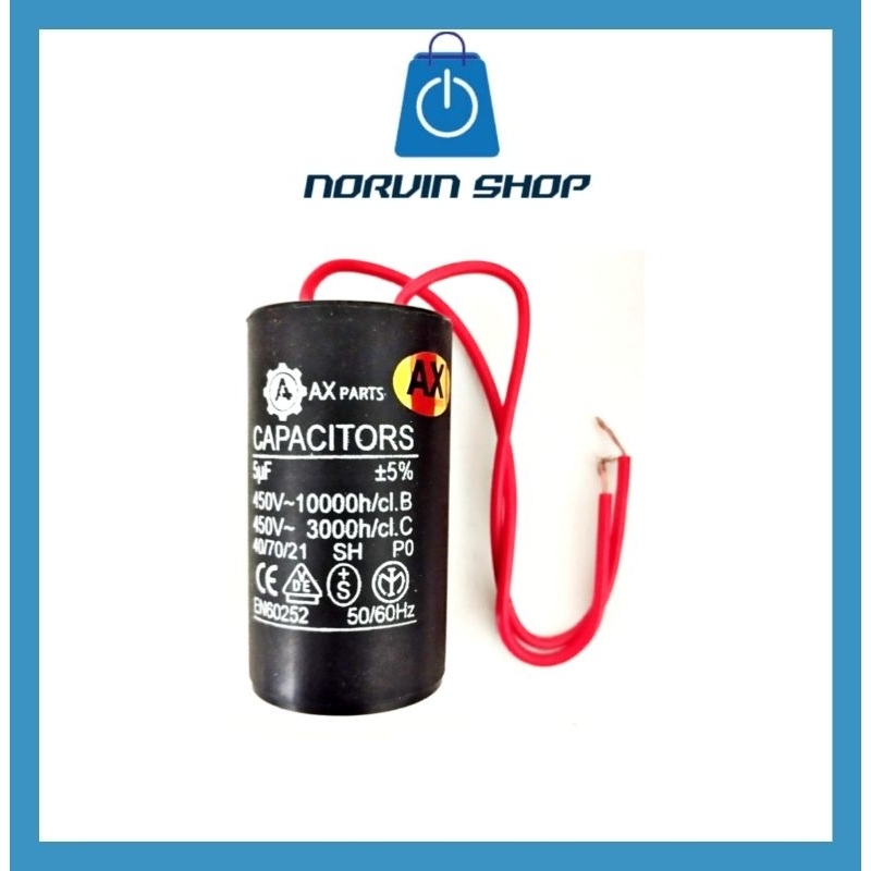 Capacitor for Spin Dryer 5uF and 10uF for Washing Machine AX Brand ...