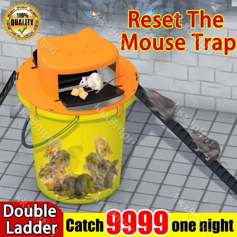 Rat Trap Bucket Mouse Bucket Trap cage Super Sensitive Mouse Trap Cage ...