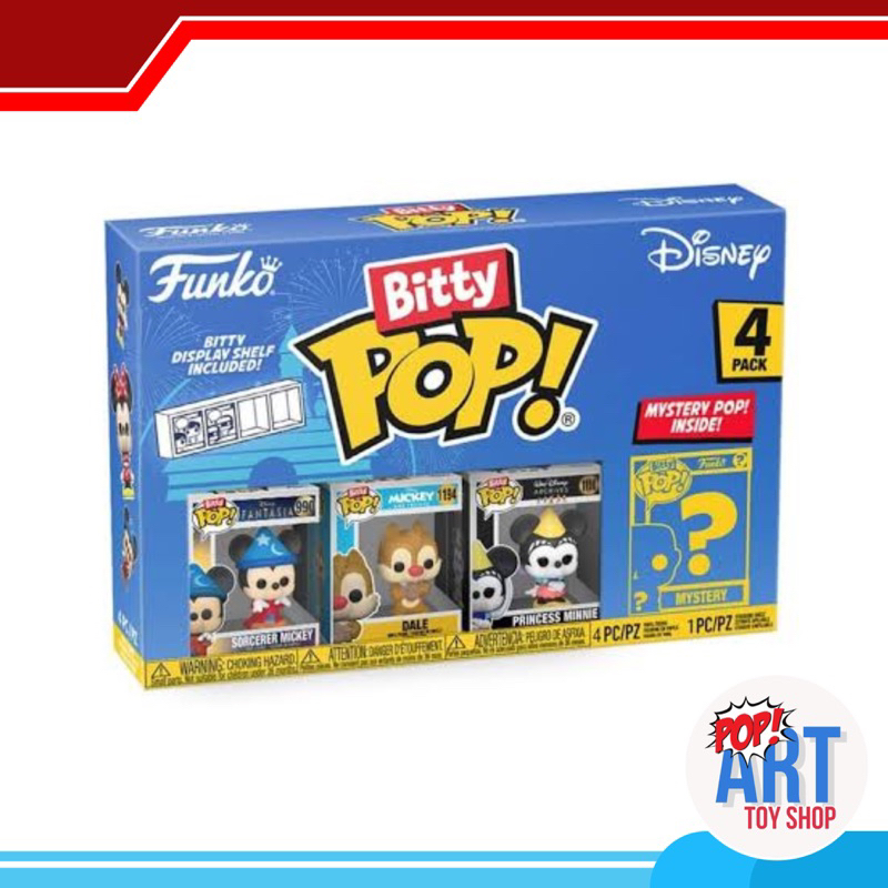DISNEY | MICKEY MOUSE | FUNKO BITTY POP | 4 PACK | Shopee Philippines