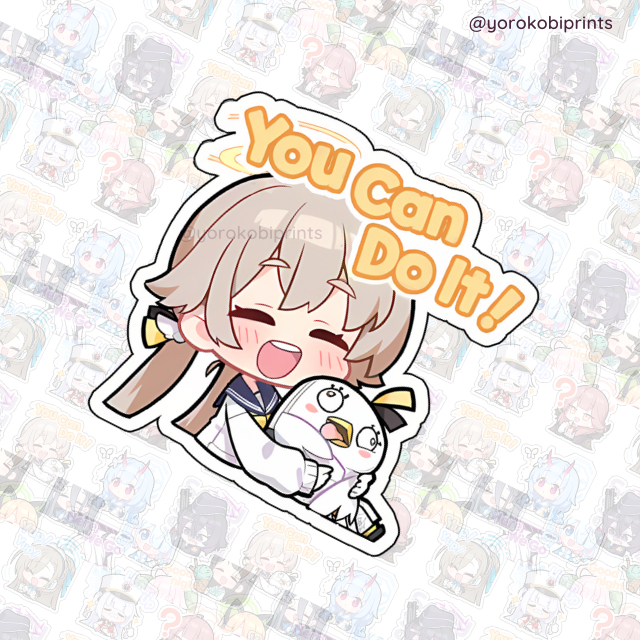 Blue Archive - Aru Asuna Hina - Club Chat Emote - Chibi, Emoji ...