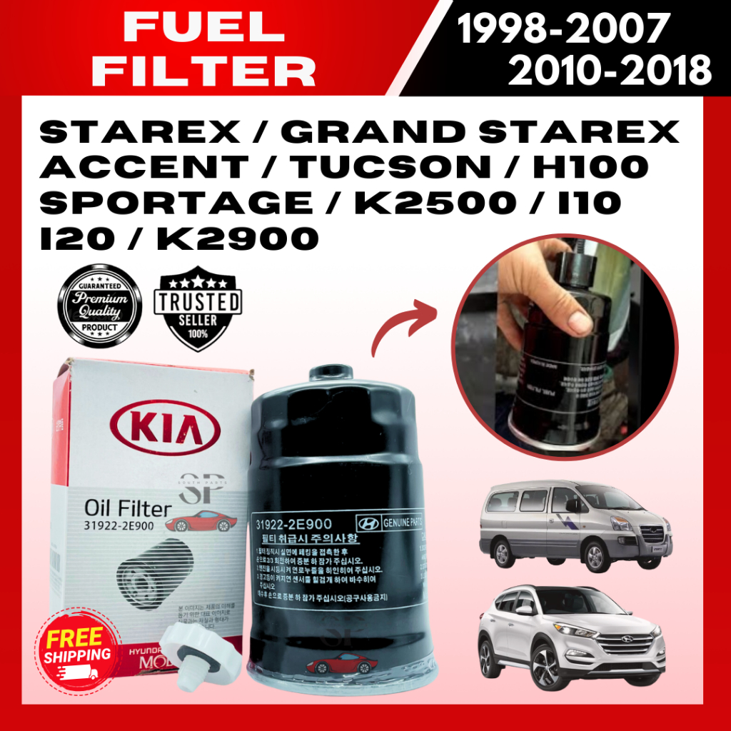 ON SALE! FUEL FILTER for HYUNDAI Accent/Tucson/H100/Sportage/K2500/i10 ...