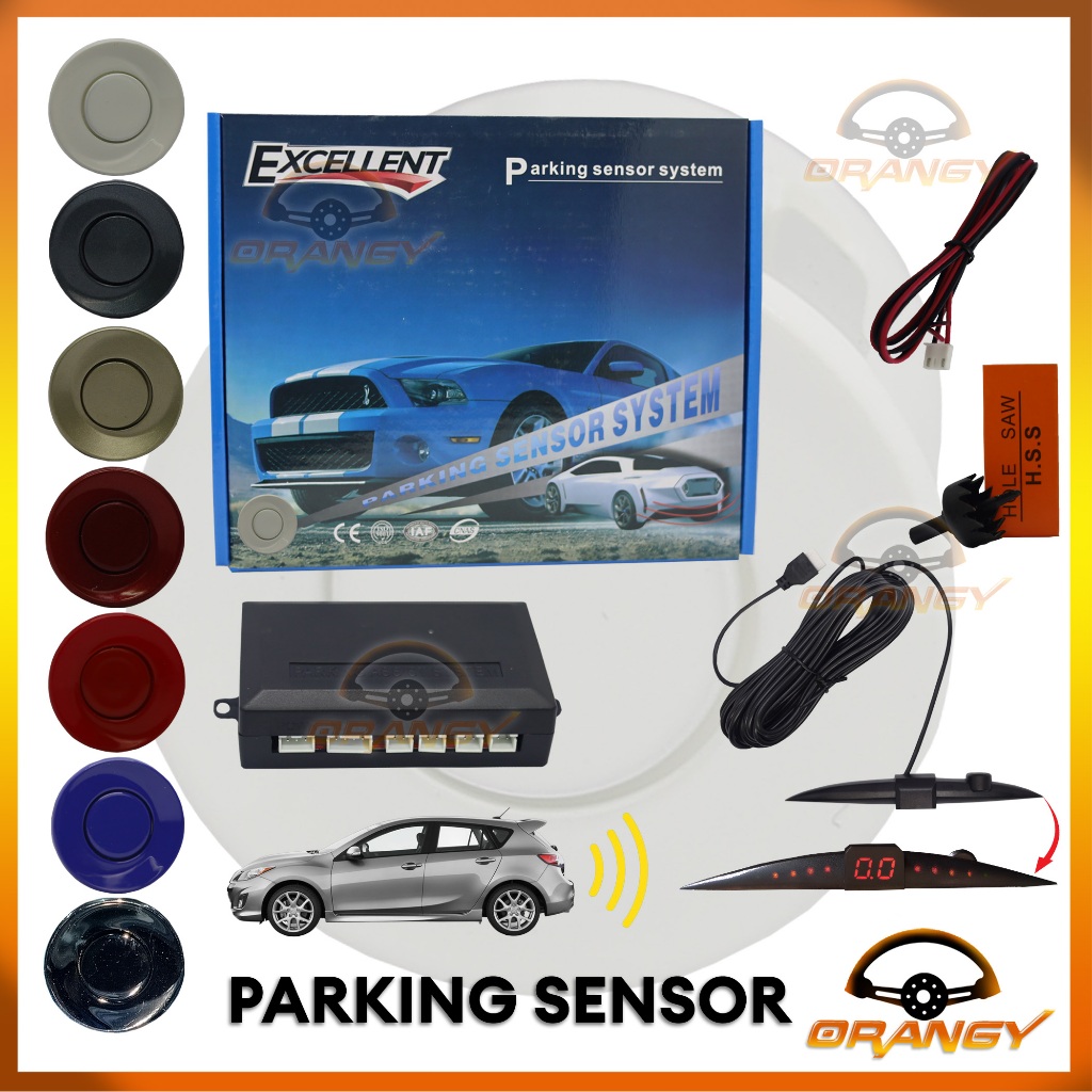 EXCELLENT Universal Car Parking Sensor 4EYE Car Reverse Back up Radar ...