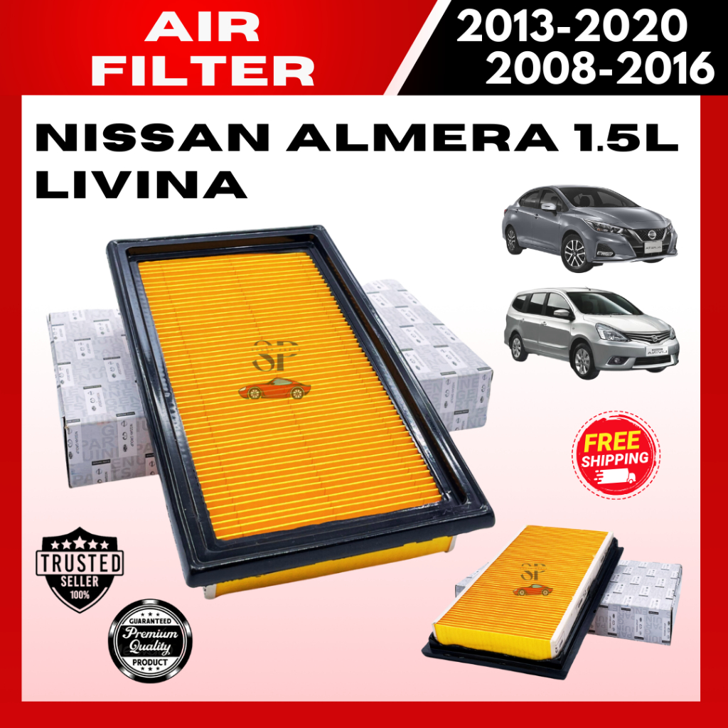 ON SALE! AIR FILTER for NISSAN Almera 1.5l (2013-2020) / Livina (2008 ...