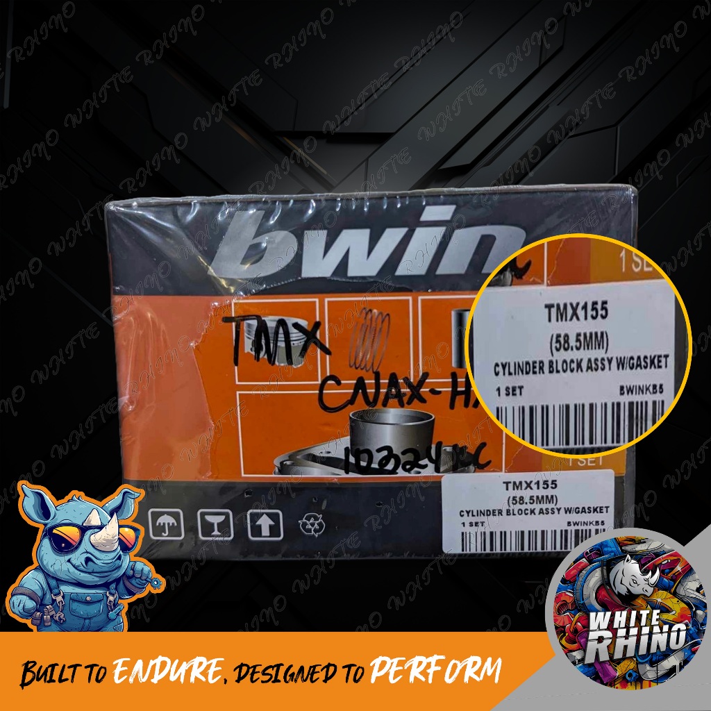 BWIN TMX155 58.5MM CYLINDER BLOCK ASSY WITH PISTON KIT HIGH QUALITY TMX ...