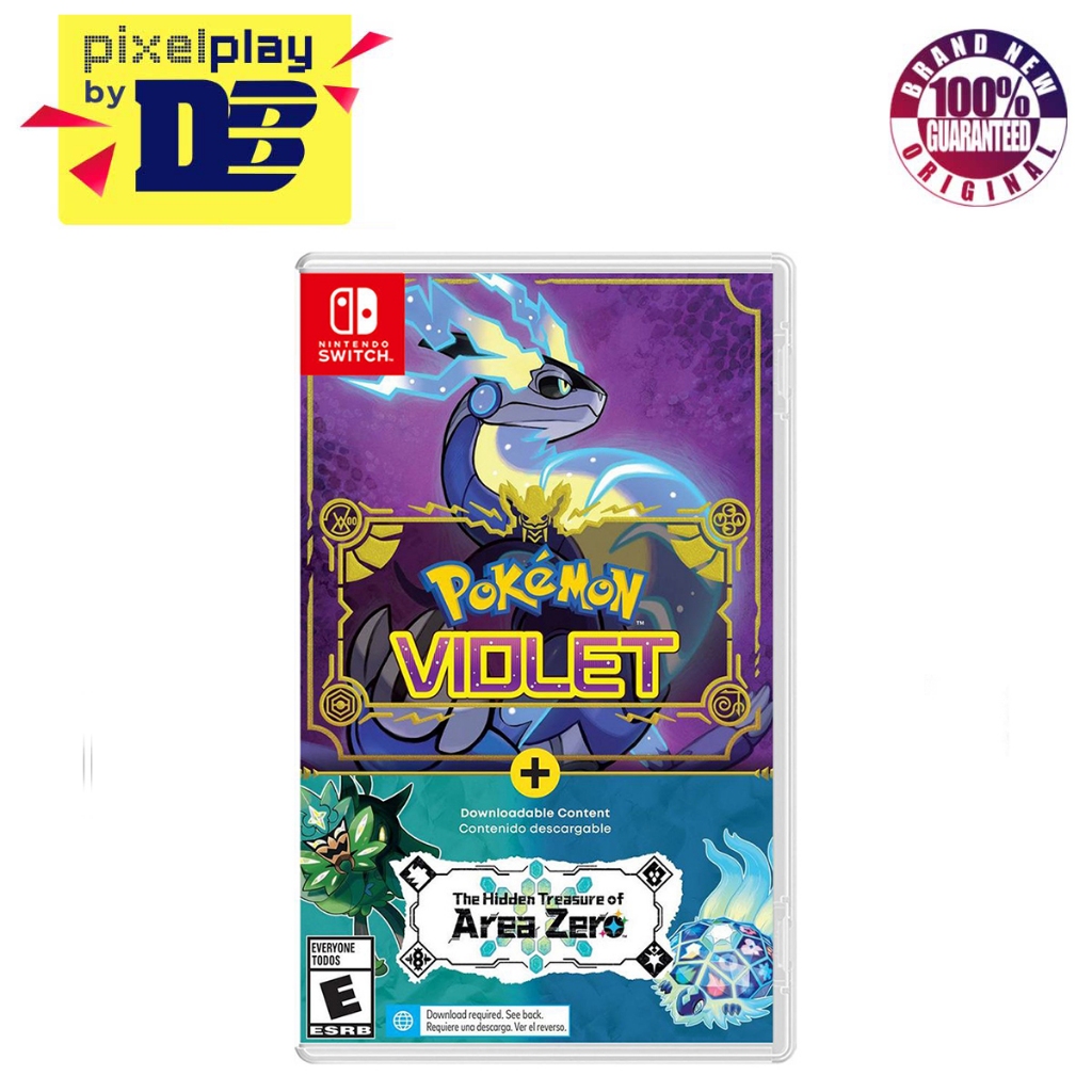Nintendo Switch Pokemon Violet + The Hidden Treasure of Area Zero DLC ...