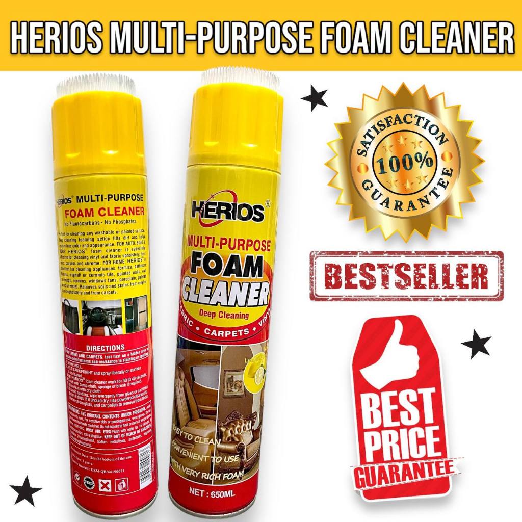 All purpose Foam cleaner spray / Multi-Purpose cleaner spray 650ml for car, house and all ...