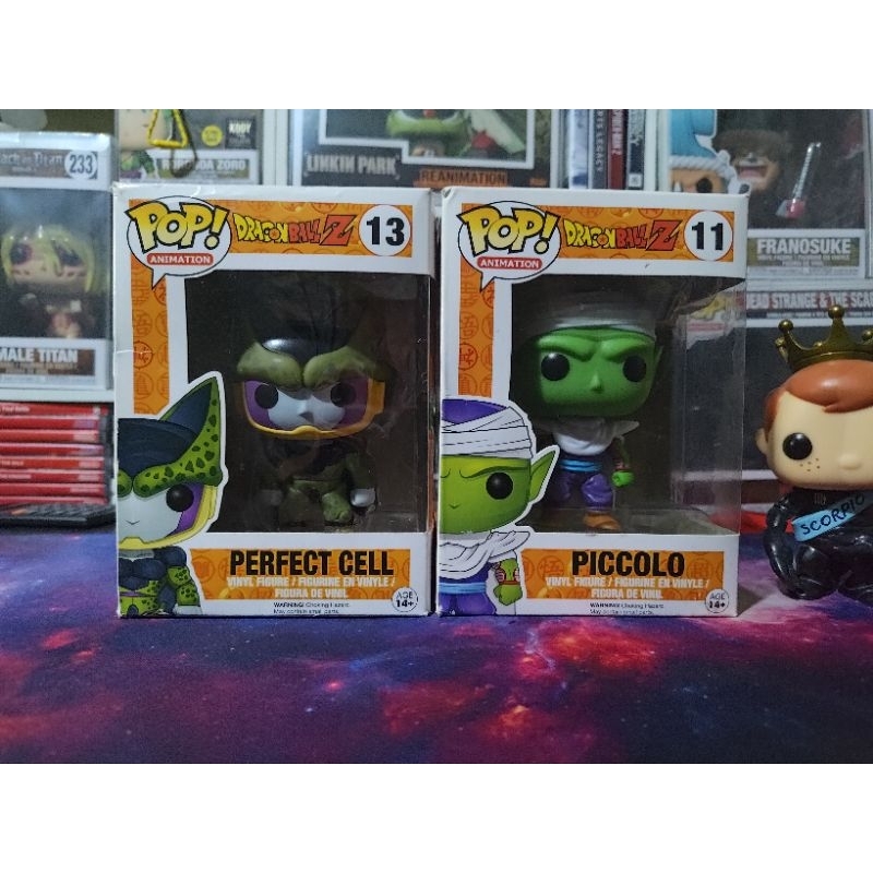 Funko Pop! Dragon Ball Z - Piccolo and Perfect Cell(Bad box) | Shopee ...