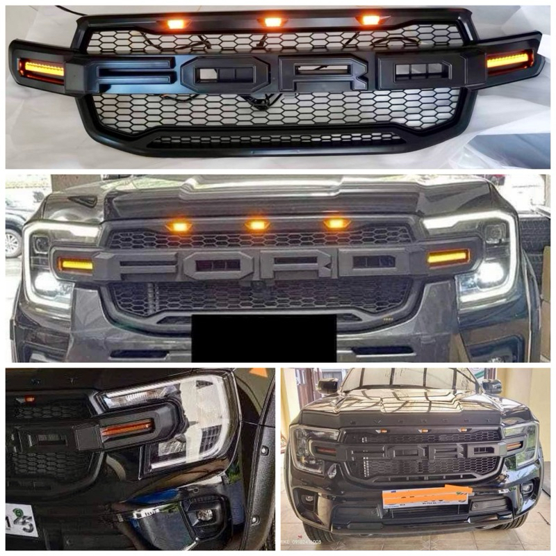 Ford Ranger XLT Sport Wildtrak 2023 - 2024 Raptor Grill with Signal ...