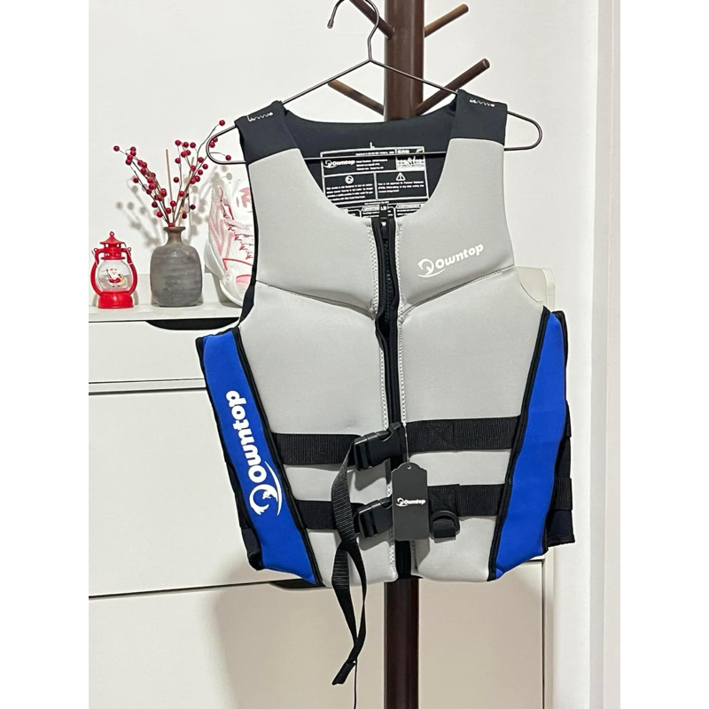 Adult Swim Vest Float Jacket Men Neoprene Swimwear Life Jacket | Shopee ...