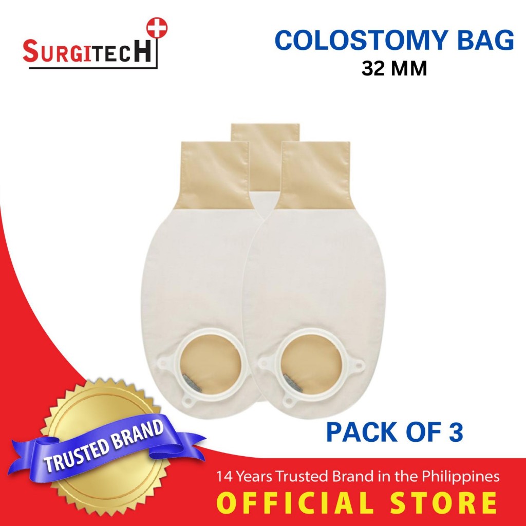 Surgitech Colostomy Bag PEDIA (Pack of 3) | Shopee Philippines