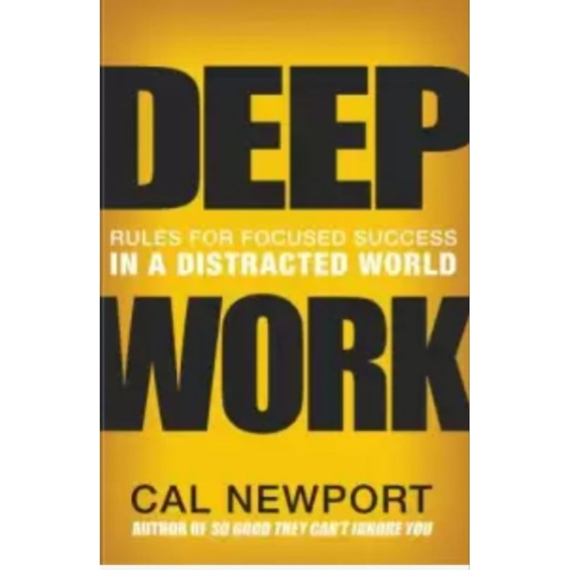 deep work by cal newport | Shopee Philippines