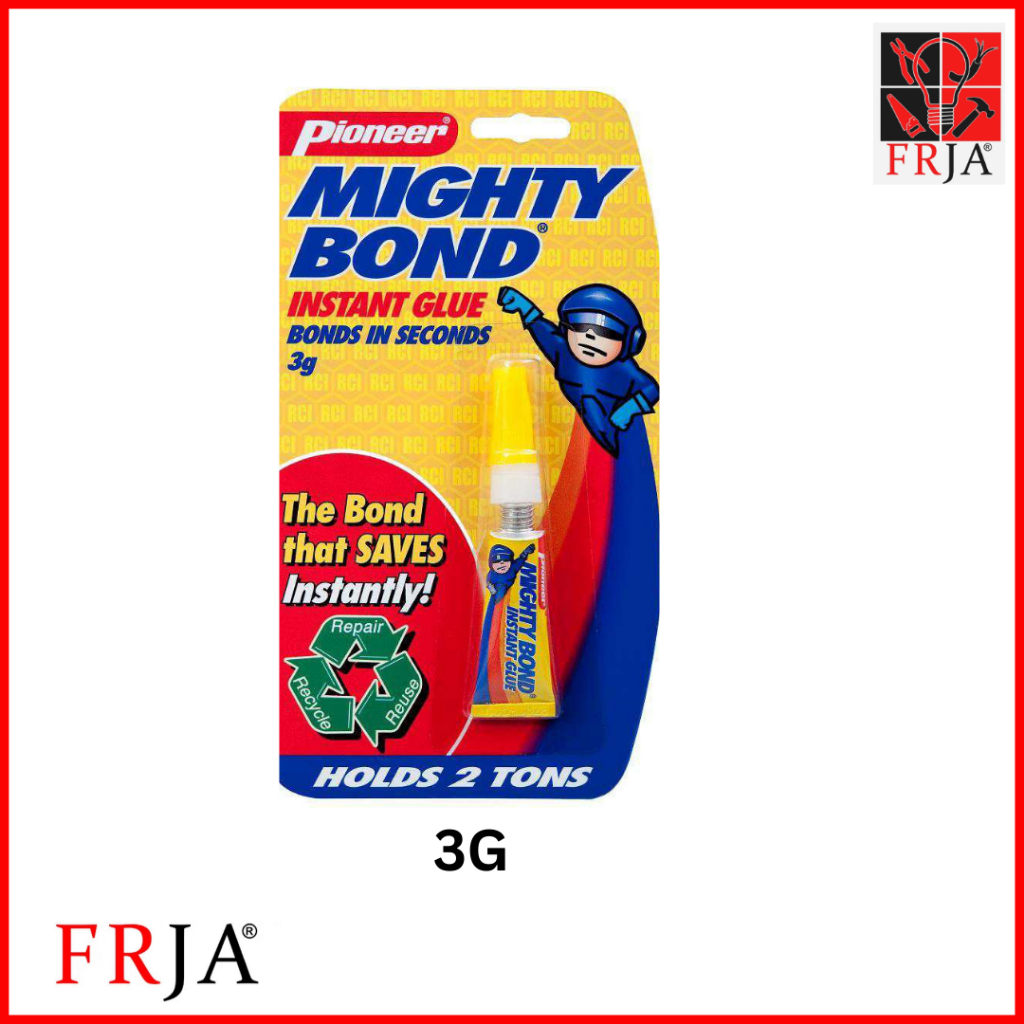 PIONEER MIGHTY BOND INSTANT GLUE 3G (12PCS) | Shopee Philippines