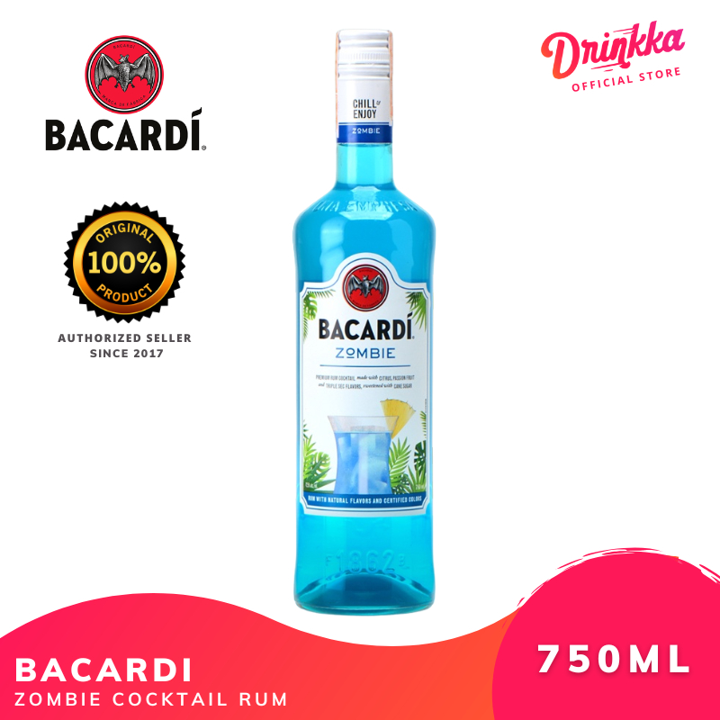 Bacardi RTS Zombie Cocktail Rum 750ml | Shopee Philippines