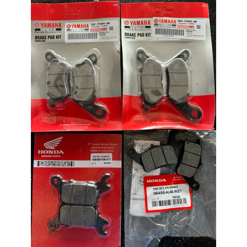 YAMAHA BRAKE PAD NMAX / Aerox / M3 / Sporty / Soulty Click 125 150 PAD ...