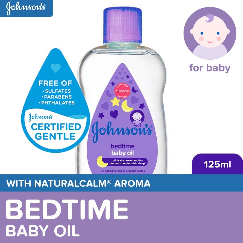 JOHNSONS N JOHNSONS Bedtime Baby Oil 125mL | Shopee Philippines