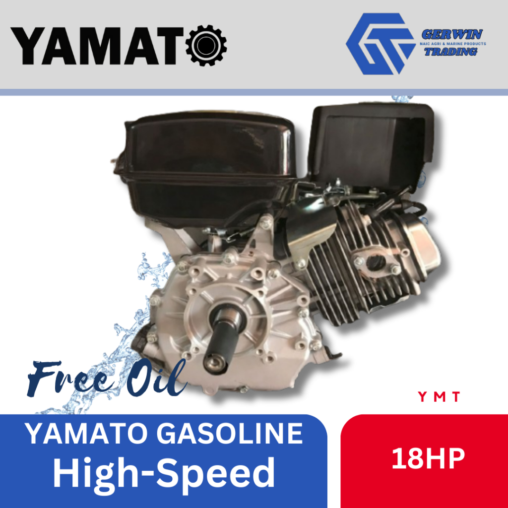 YAMATO Engine Gasoline 18HP FREEl: 1 LITER ENGINE OIL | Shopee Philippines