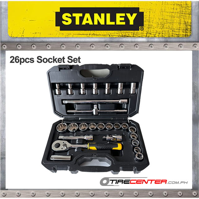 Stanley (STMT45503) 1/2 inch Pear Head Ratchet Set Metric (Set of 26 ...
