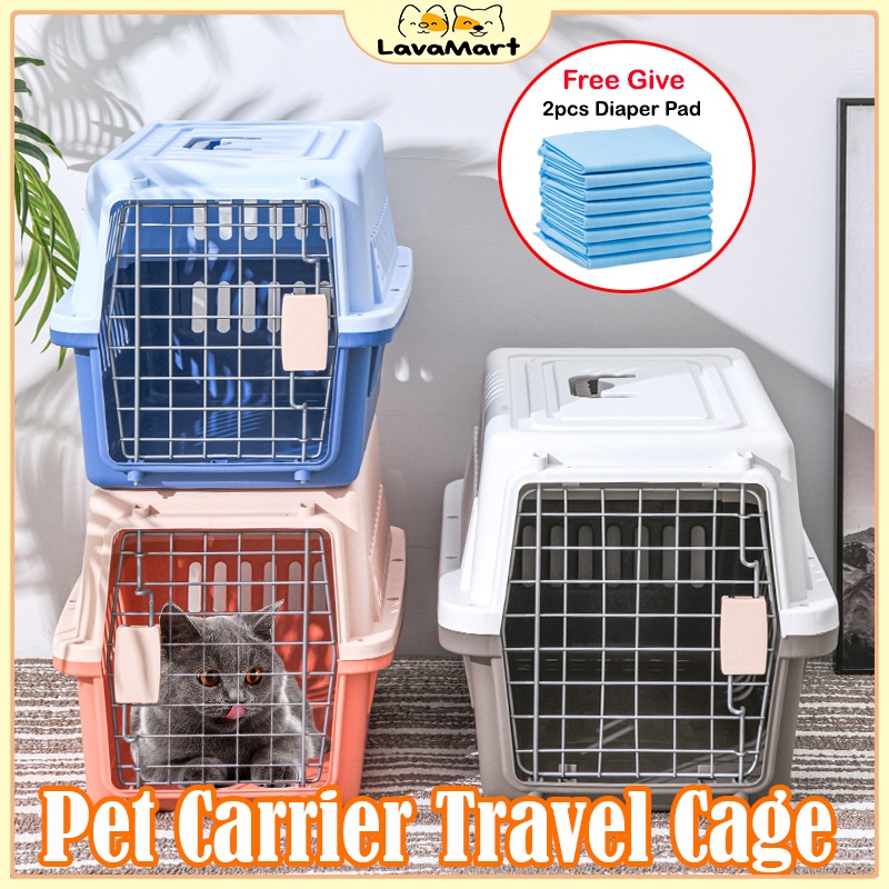 Large Cat Cage Carrier Dog Cage Airline Approved Pet Carrier Travel ...