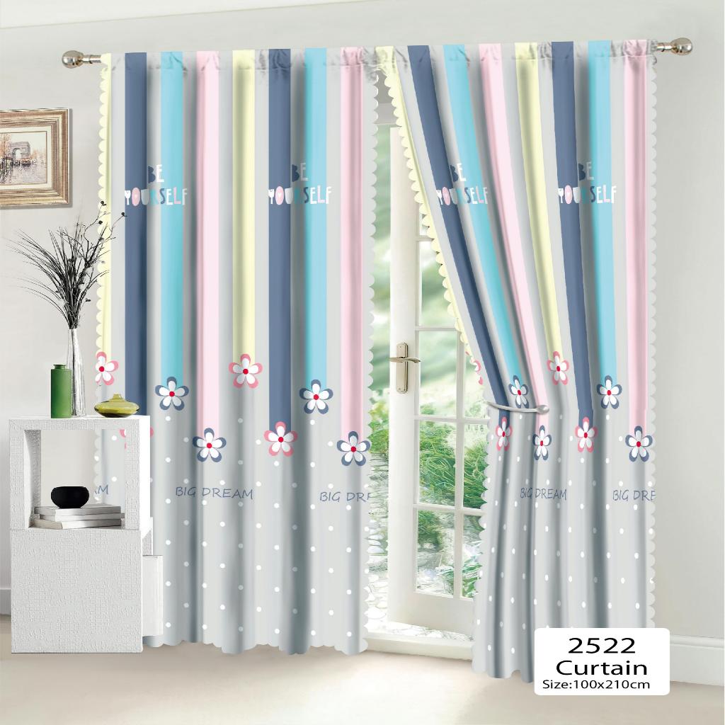 New Design 100x210CM Curtain For Window Kurtina Door Curtain Lace ...