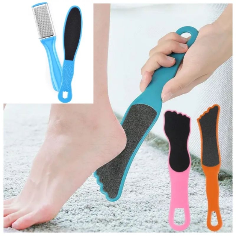 1pair (2pcs set) STAINLESS STEEL FOOT FILE footfile foot spa CALLUS ...