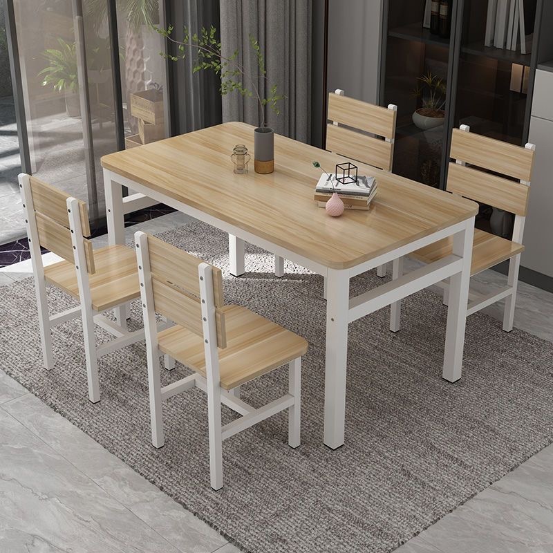 KARRY Dining Table Set For Living Room With 4 Chairs Restaurant Table ...