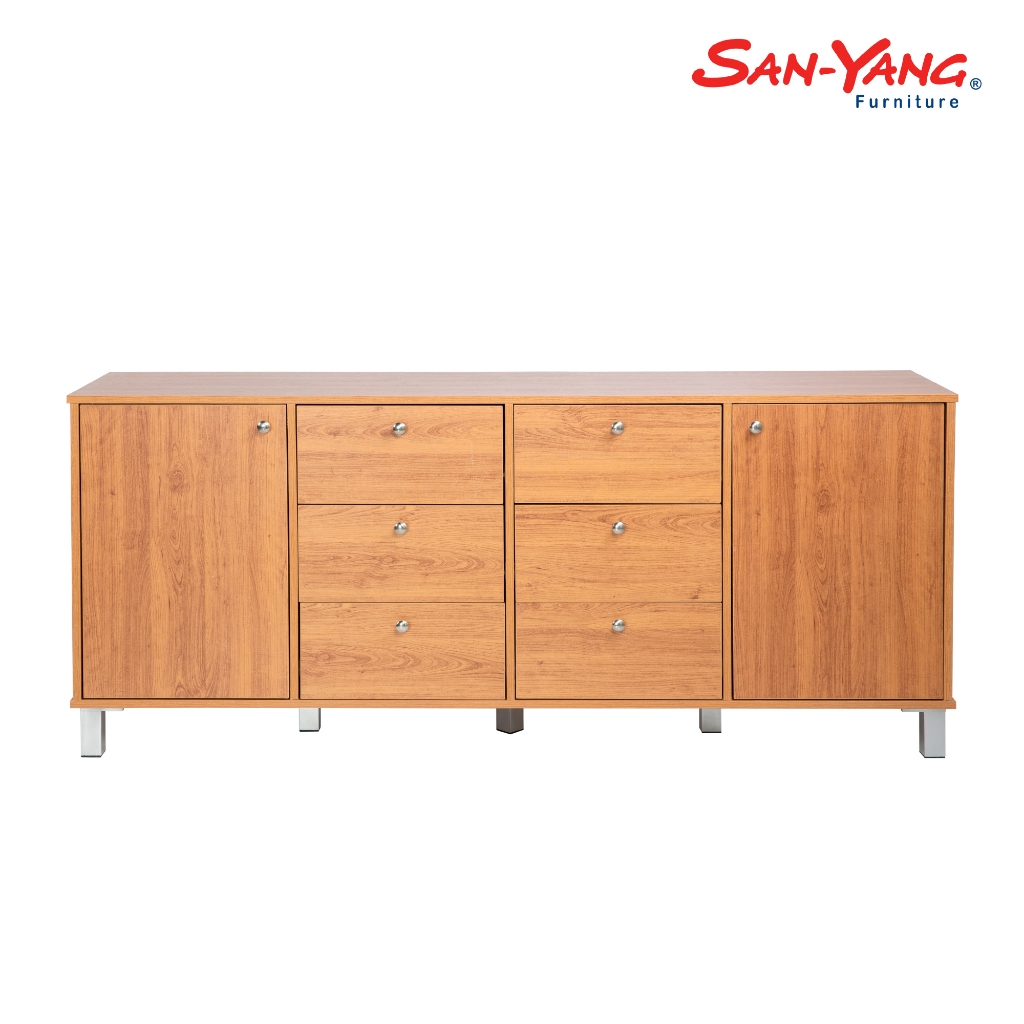 San-Yang TV Stand 202058 Summer Oak | Shopee Philippines