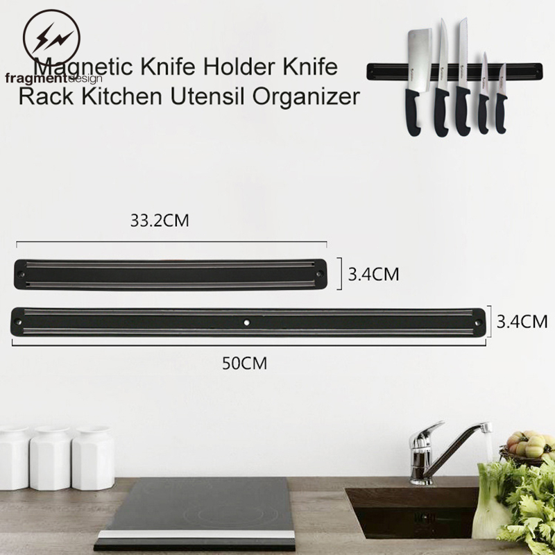 33/50CM Knife Storage Holder Wall Mounted Powerful Magnetic Knife ...