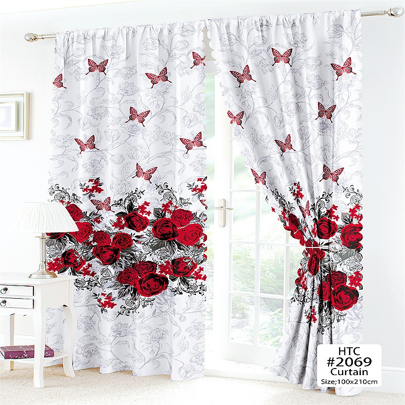 98K New Design 100x210CM Curtain For Window Kurtina Door Curtain Lace ...