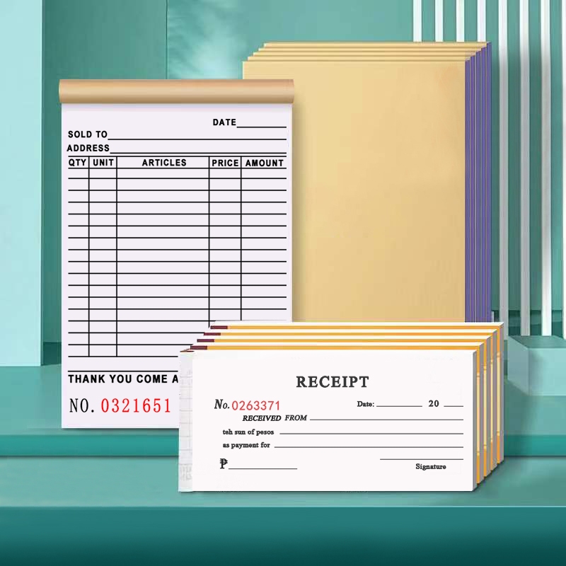 60 pages (30X2 copy) Duplicate receipt sold official receipt wholesale ...