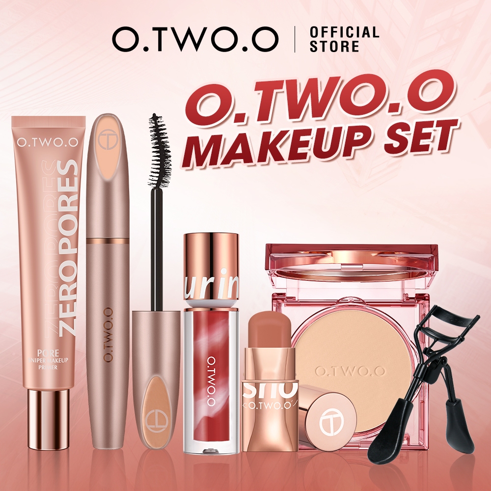 O.TWO.O Makeup Set With Free Gift Face Powder+Blush Stick+Lipgloss ...