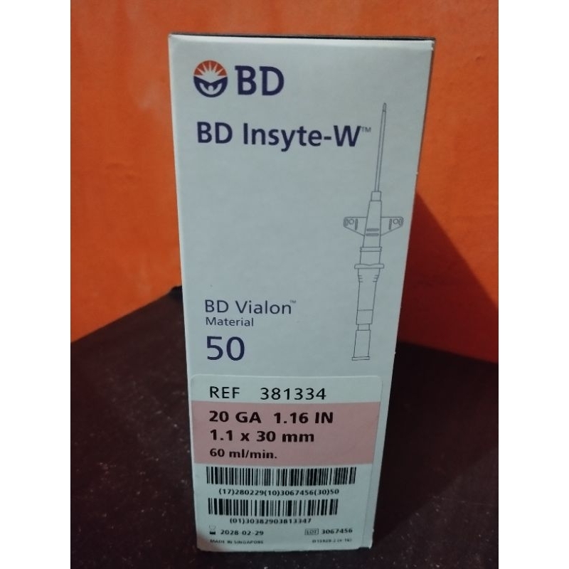 BD insyte with wings iv catheter G20 | Shopee Philippines