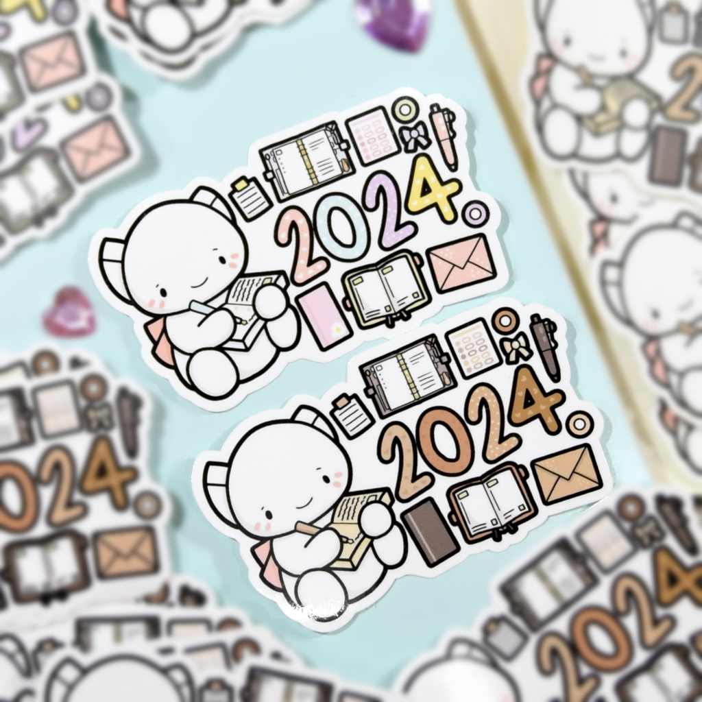 2024 Sale Marked Down Sprinkles Planning Vinyl Laminated Stickers for ...