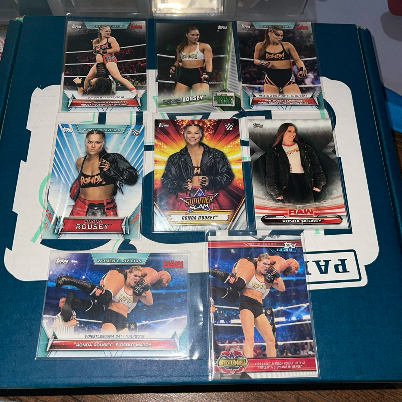 Ronda Rousey WWE Topps Cards Lot (8pcs) | Shopee Philippines