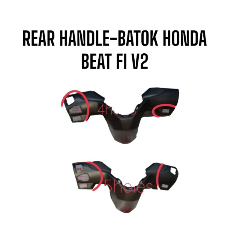Original Rear handle cover/Batok Honda beat FI V2 | Shopee Philippines